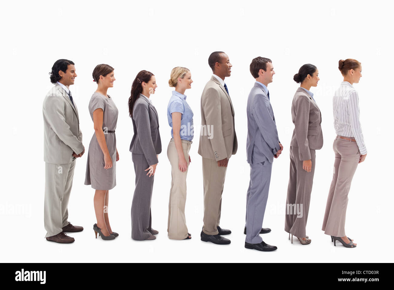 Team colleagues in smart Cut Out Stock Images & Pictures - Alamy