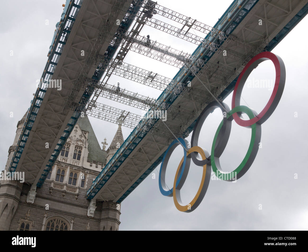 Olympics tower bridge tower hi-res stock photography and images - Alamy