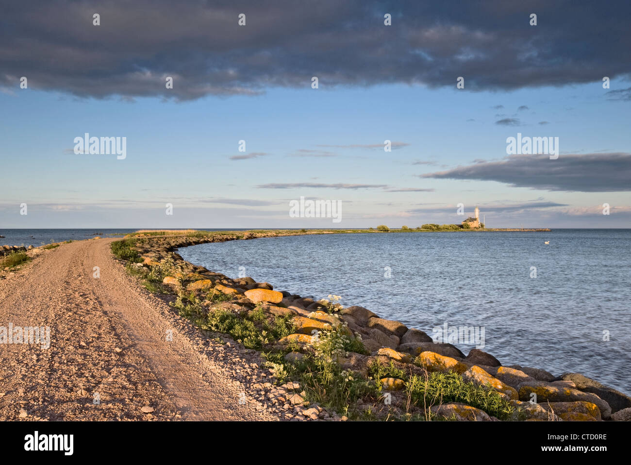 Lighthouse on the coast Stock Photo - Alamy