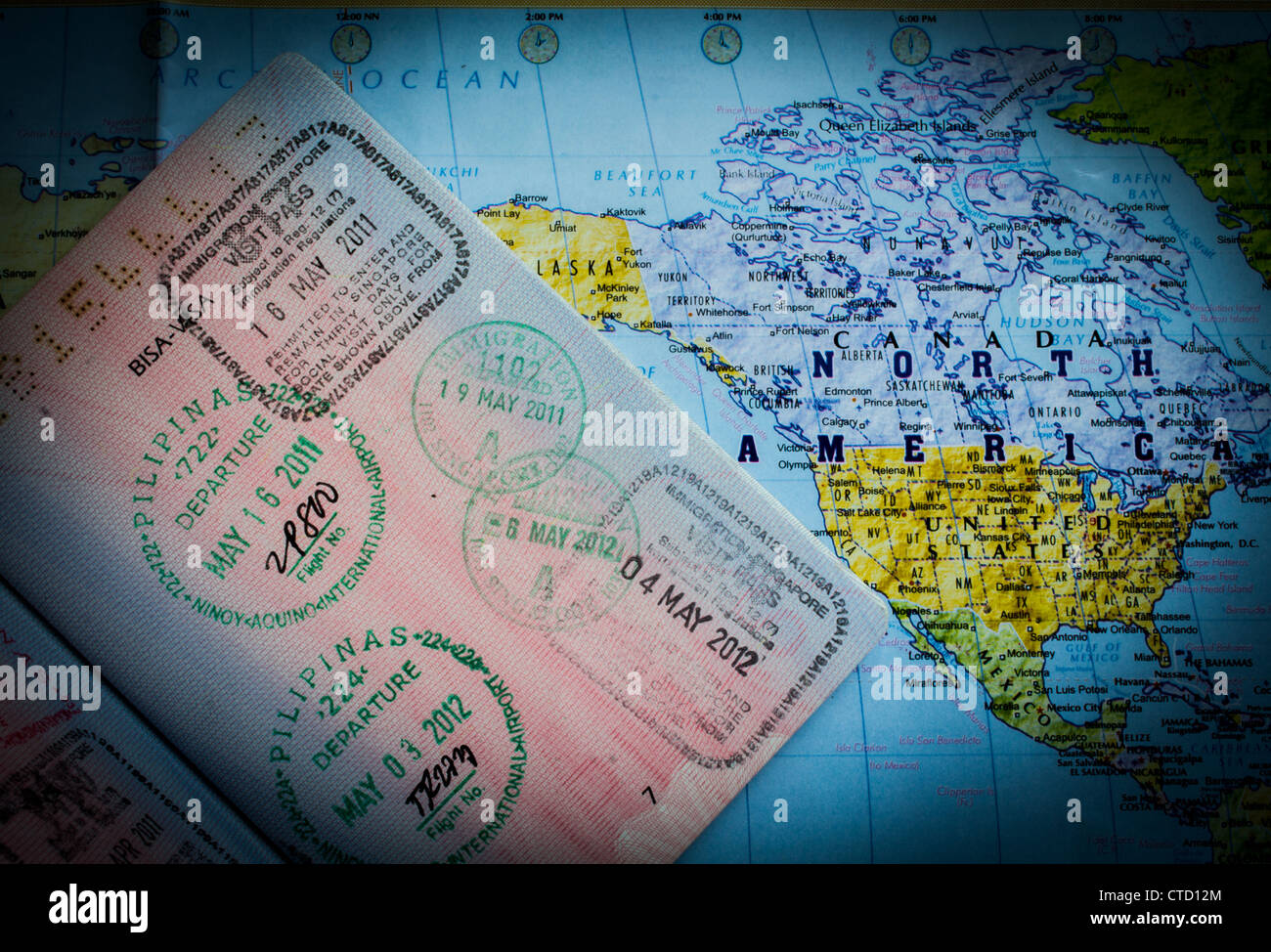 World passport hi-res stock photography and images - Alamy