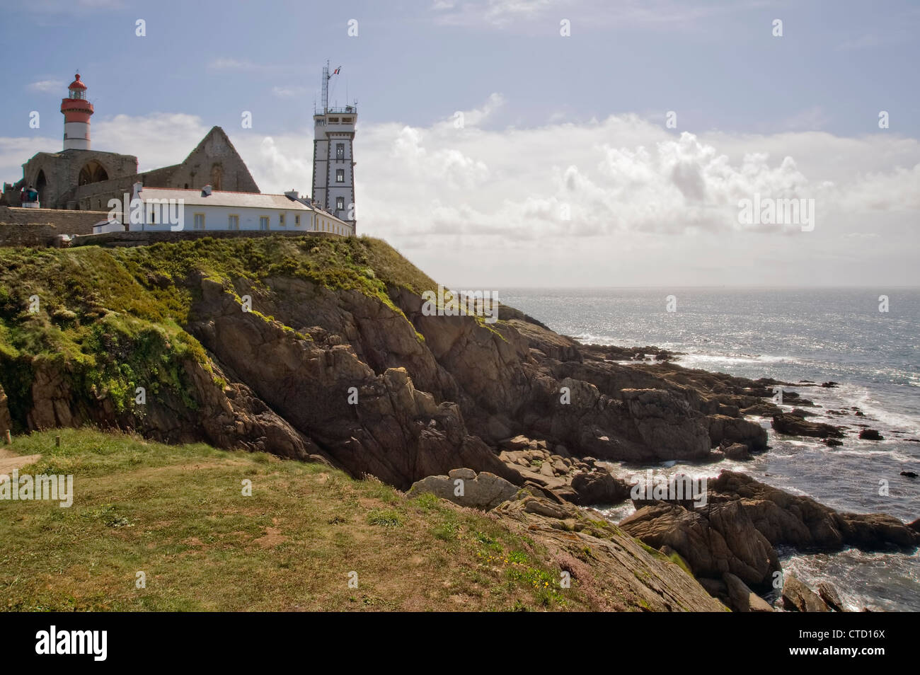 Lighthouse of saint mathieu hi-res stock photography and images - Alamy