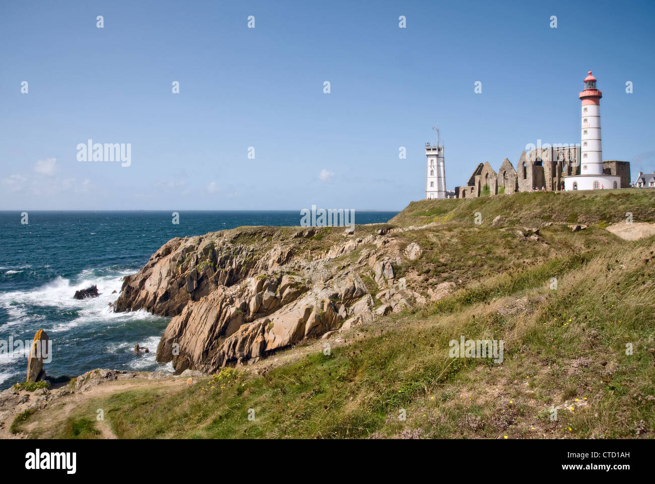 Lighthouse of saint mathieu hi-res stock photography and images - Alamy