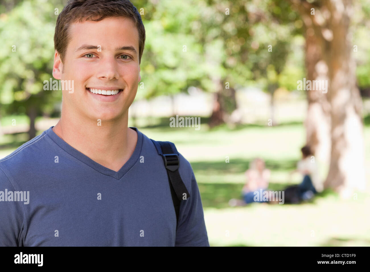 Portrait of a student smiling Stock Photo - Alamy