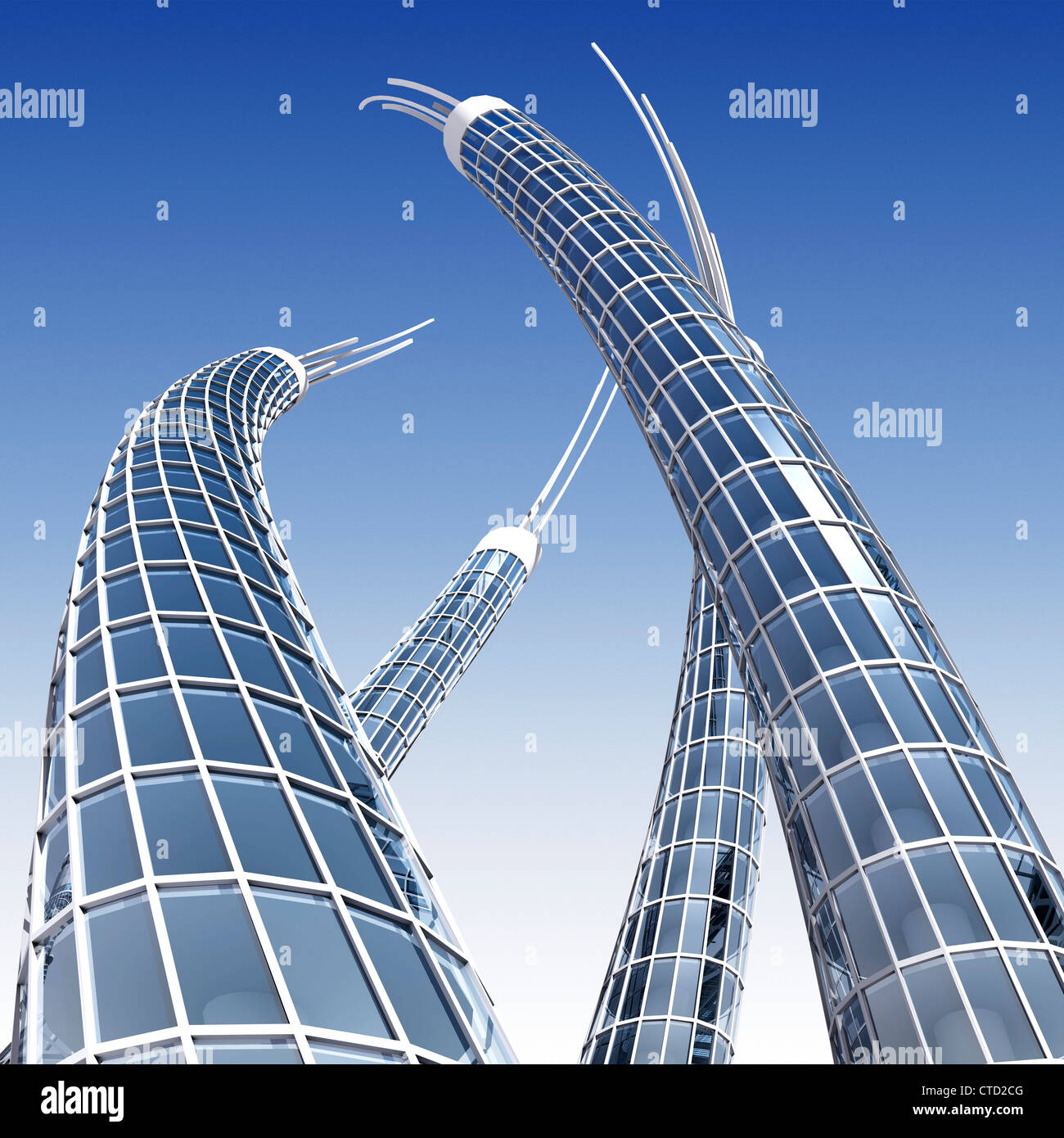 Futuristic structures hi-res stock photography and images - Alamy