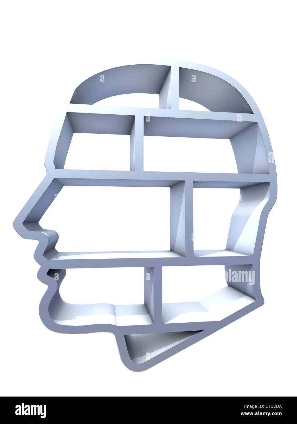 Profile side head Cut Out Stock Images & Pictures - Alamy