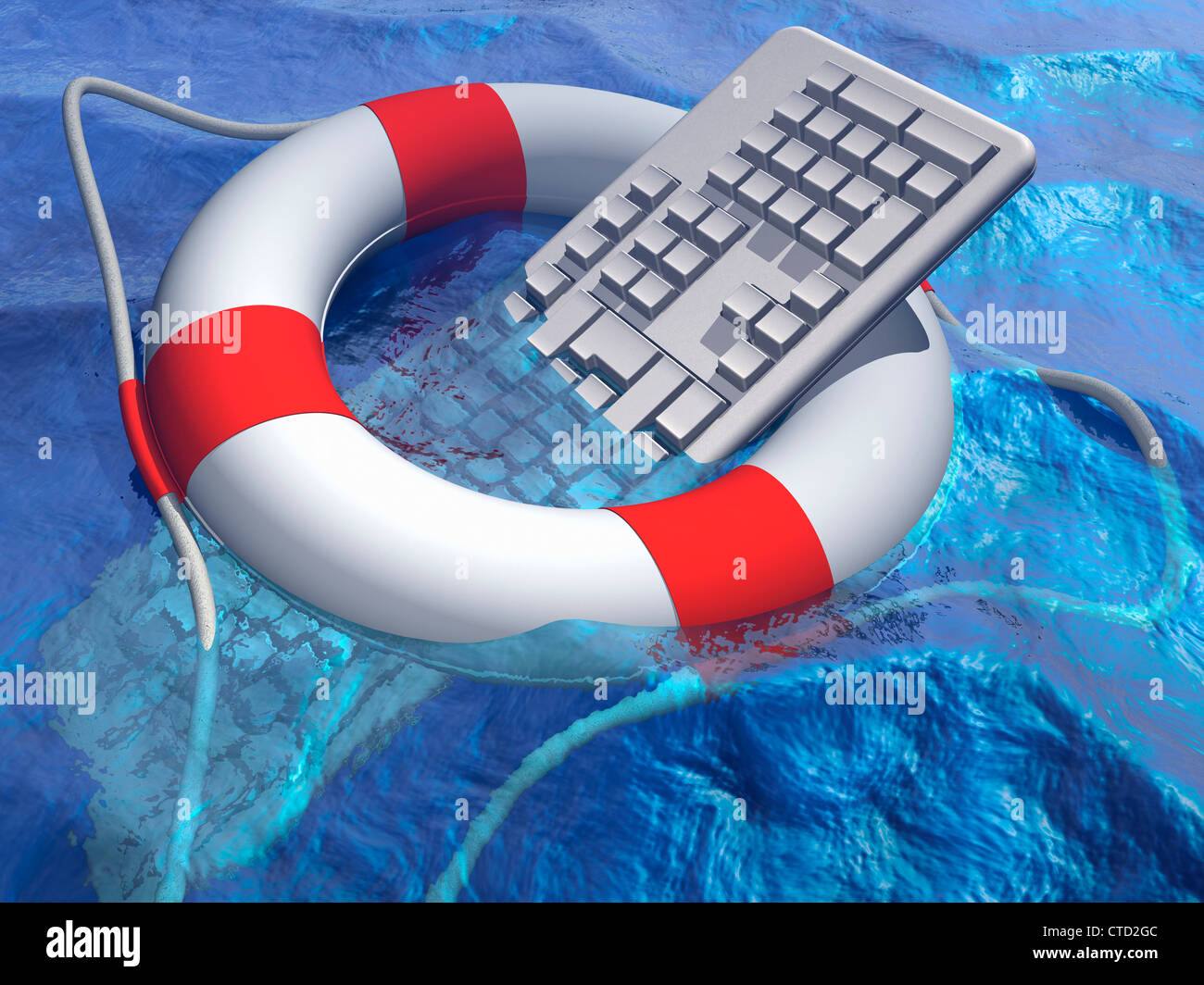 Computer keyboard artwork Stock Photo - Alamy