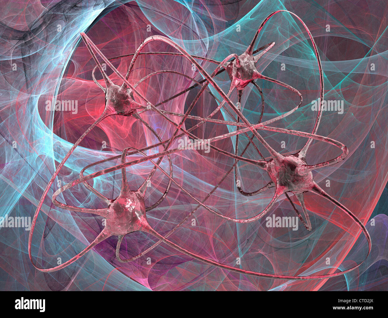 Neural network conceptual artwork Stock Photo - Alamy