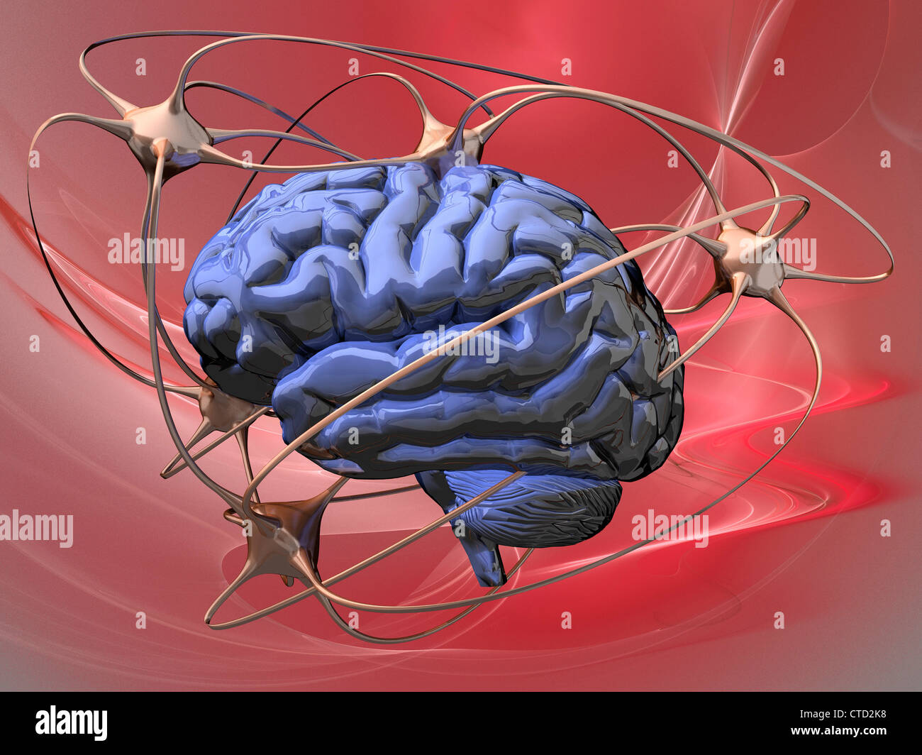 Neural network conceptual artwork Stock Photo - Alamy