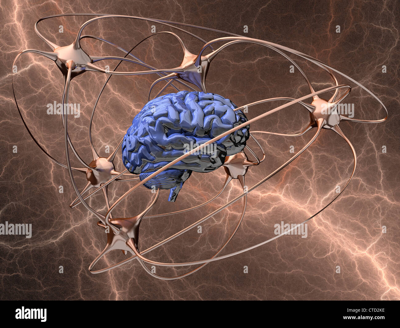 Neural network conceptual artwork Stock Photo - Alamy