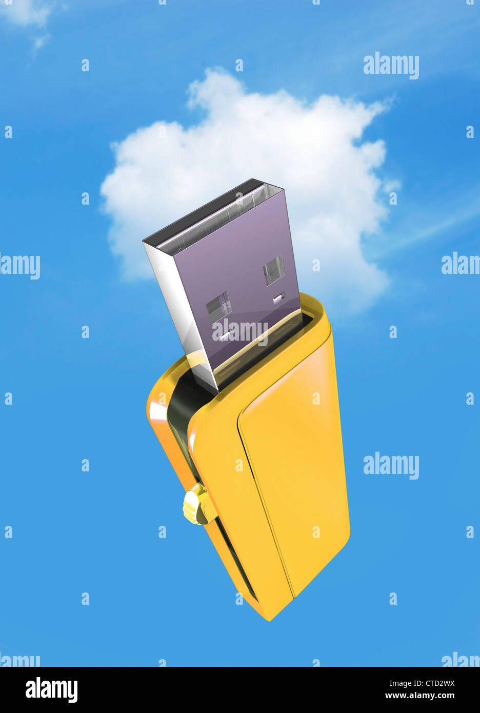 USB stick artwork Stock Photo - Alamy