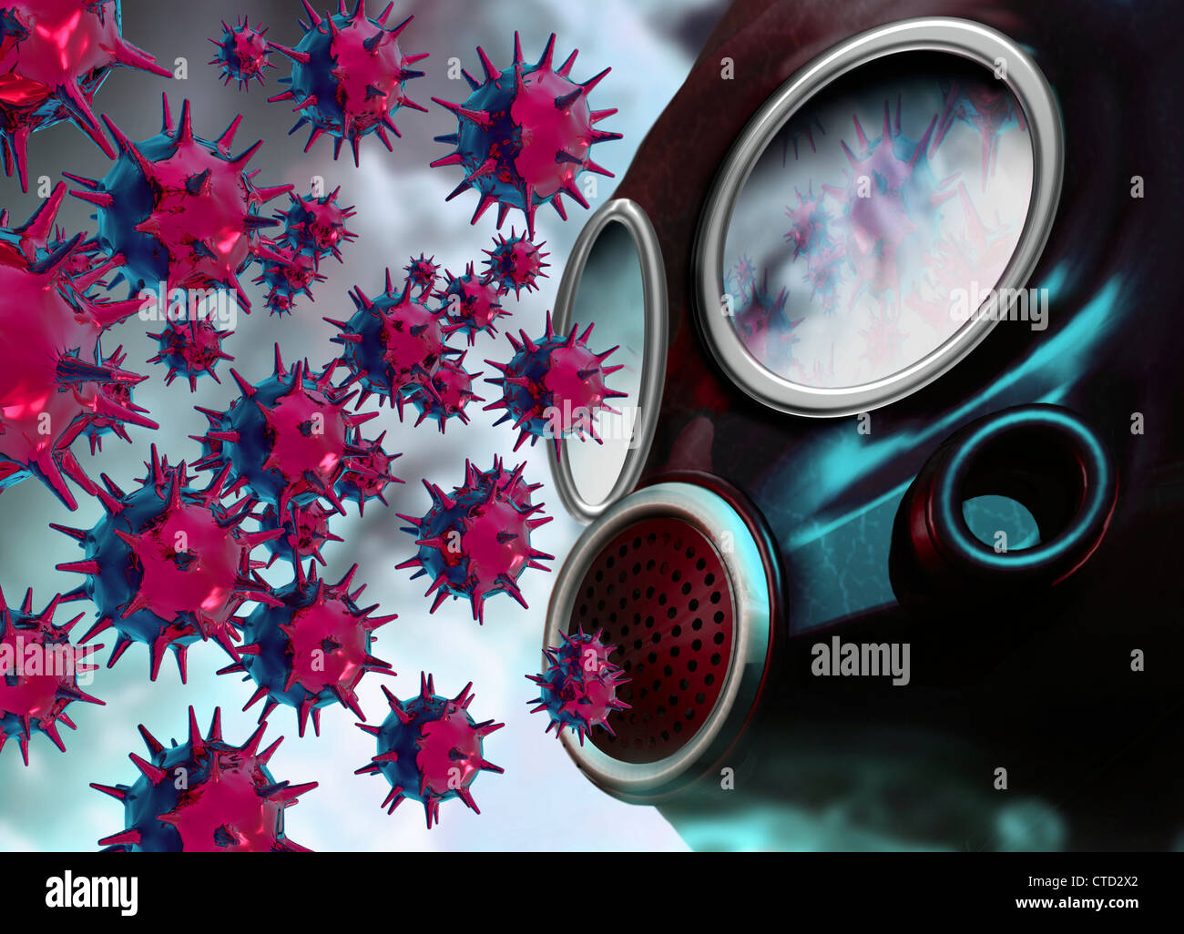 Biological warfare conceptual artwork Stock Photo - Alamy Biological warfare conceptual artwork Stock Photo - Alamy