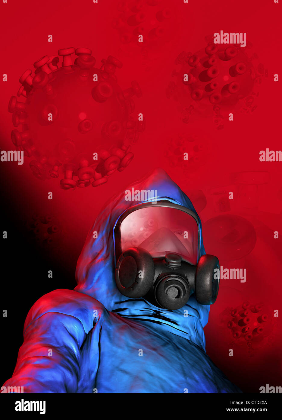 Biological warfare conceptual artwork Stock Photo - Alamy