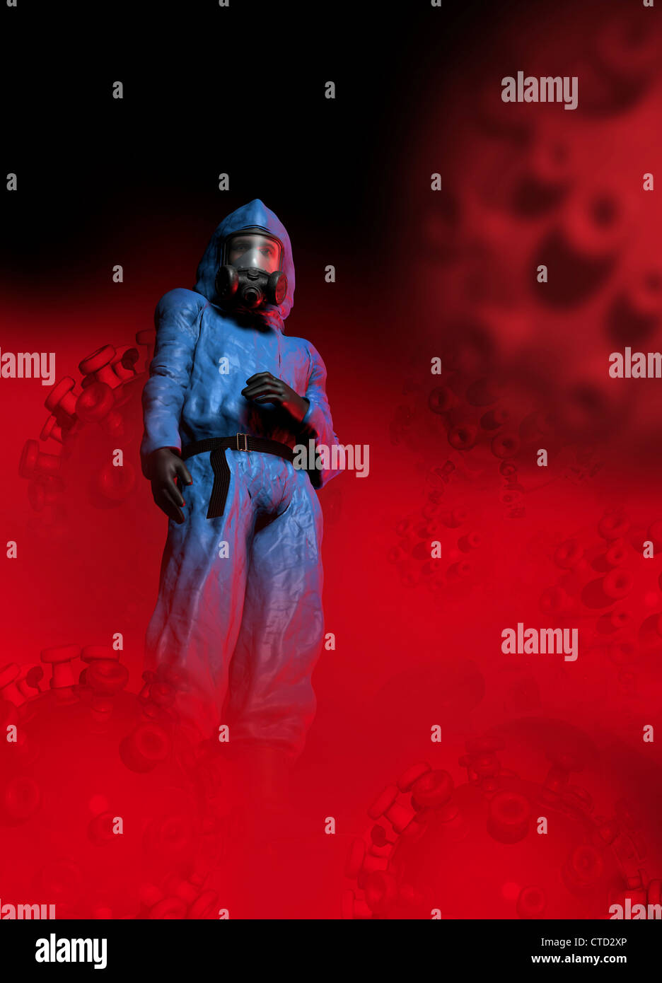 Biological warfare conceptual artwork Stock Photo - Alamy