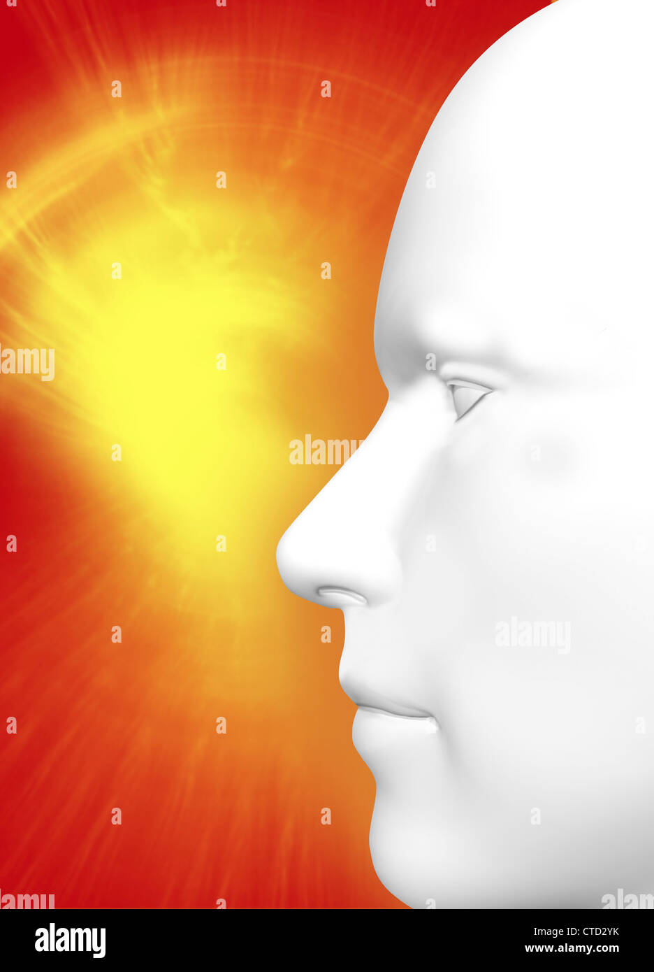 Consciousness conceptual artwork Stock Photo - Alamy