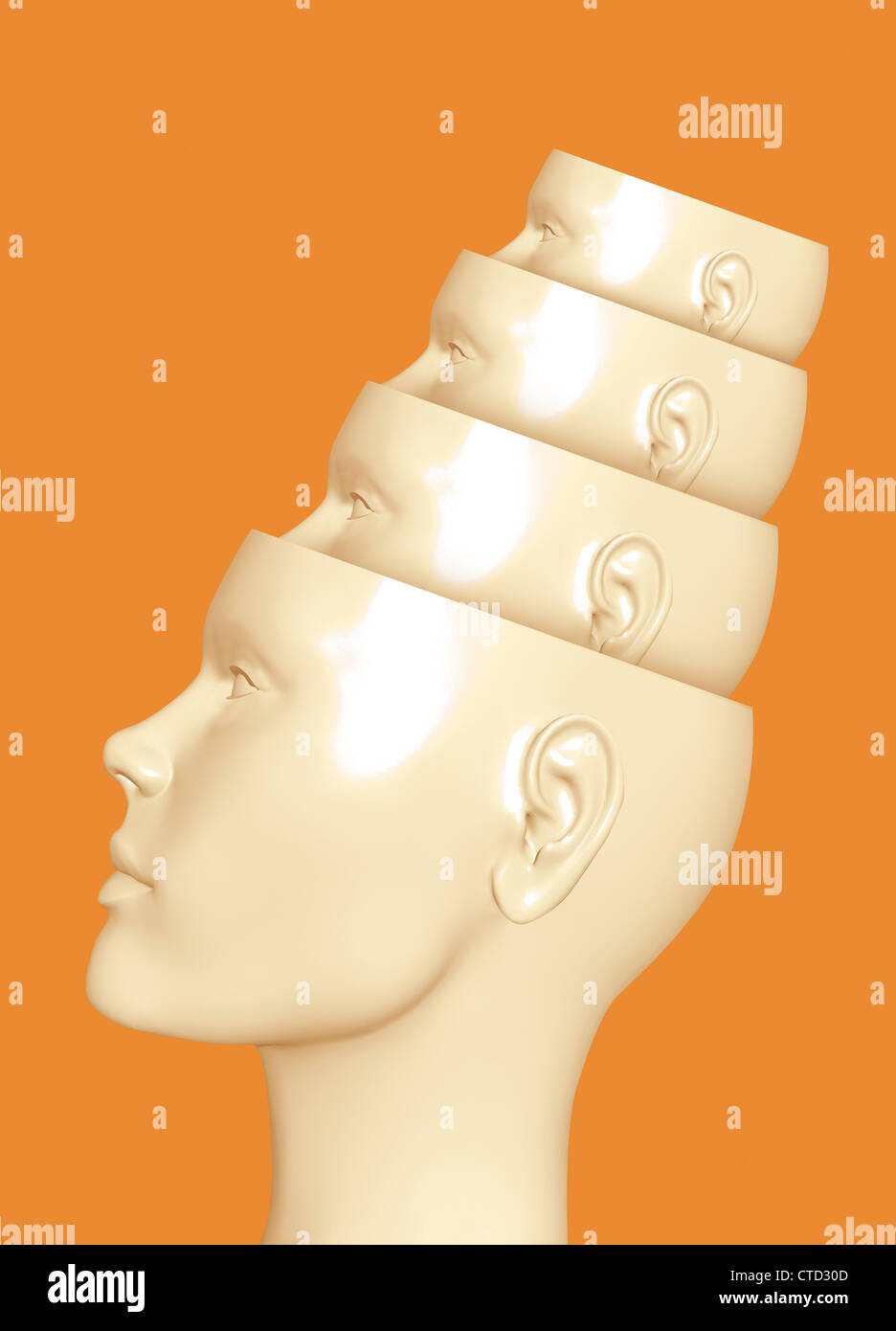 Consciousness conceptual artwork Stock Photo - Alamy