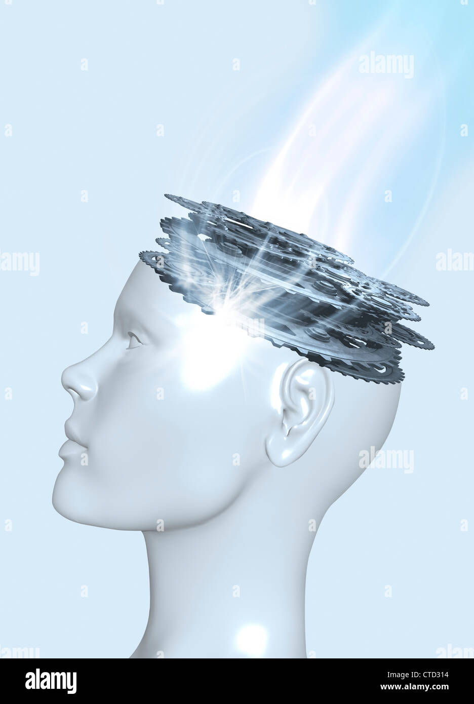Consciousness conceptual artwork Stock Photo - Alamy