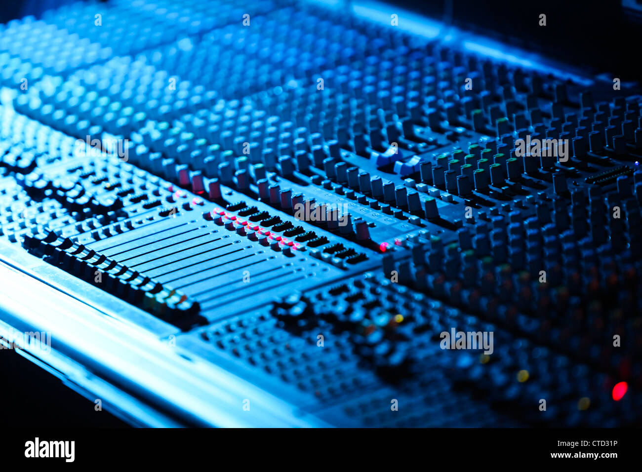 mixing desk sound Stock Photo - Alamy