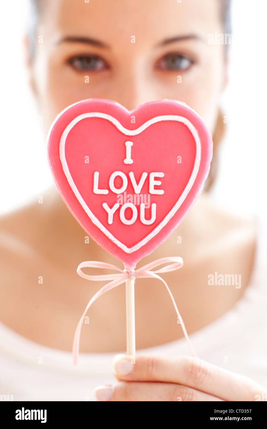 Woman in love Stock Photo - Alamy
