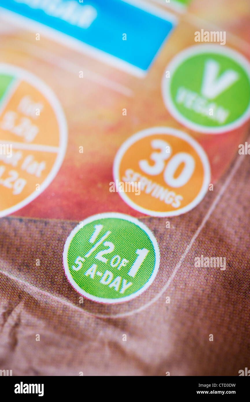 Consumer food advice on food packaging hi-res stock photography and ...