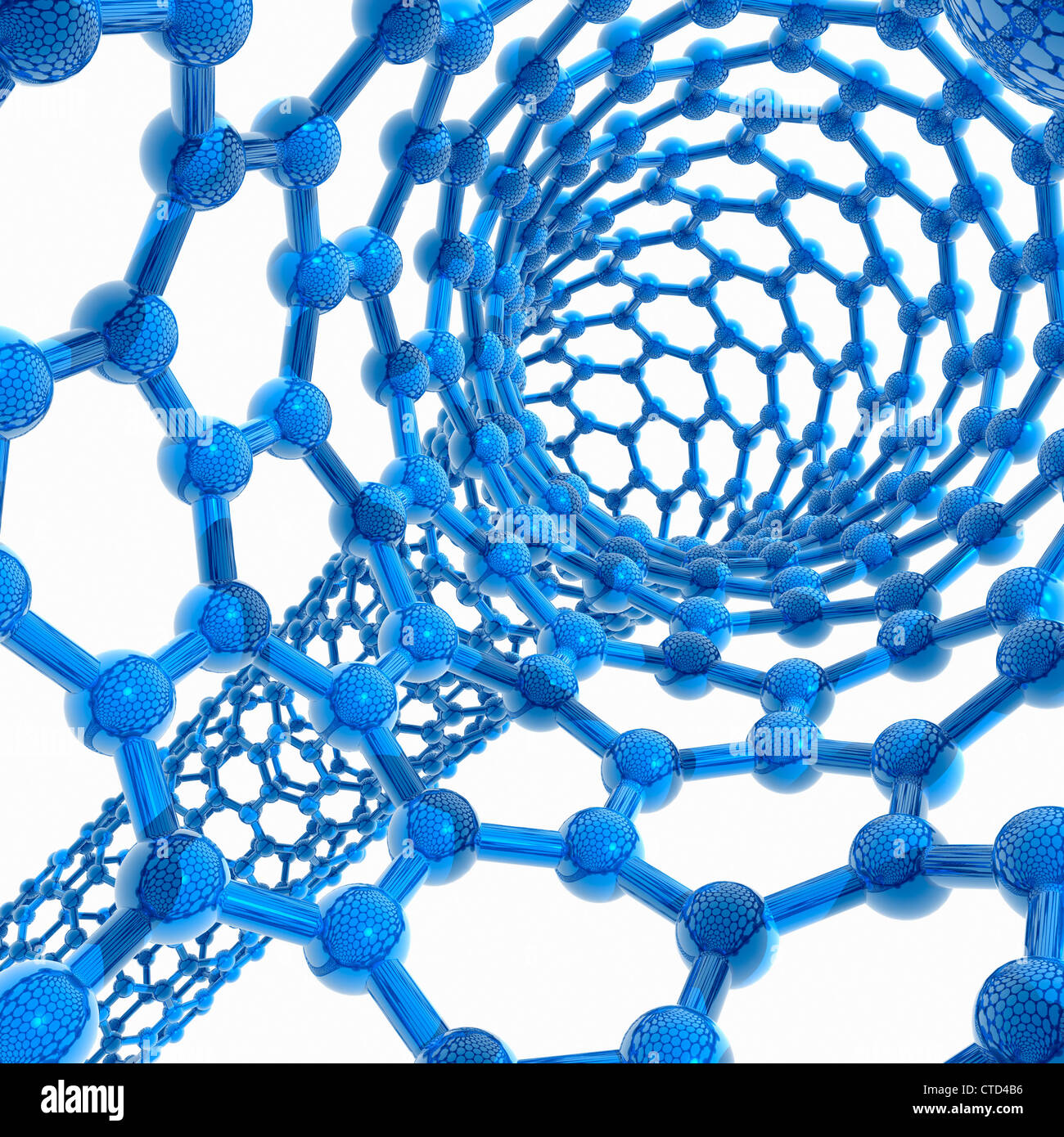 Carbon nanotube artwork Stock Photo - Alamy