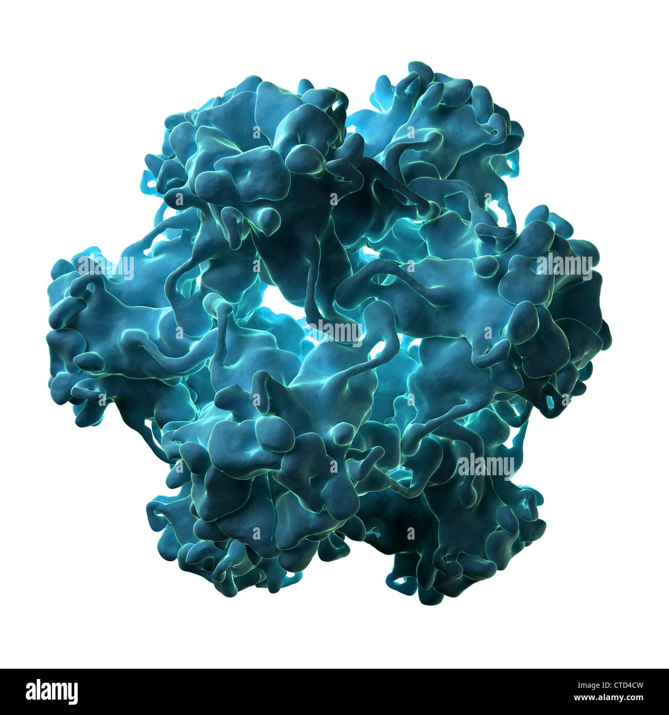 Human papilloma virus particle Cut Out Stock Images & Pictures - Alamy