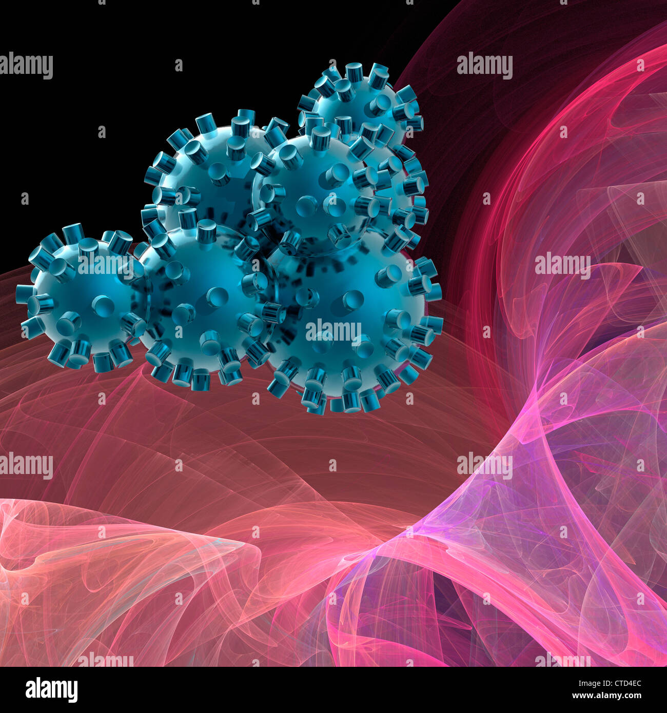 Medical nanoparticles conceptual image Stock Photo - Alamy