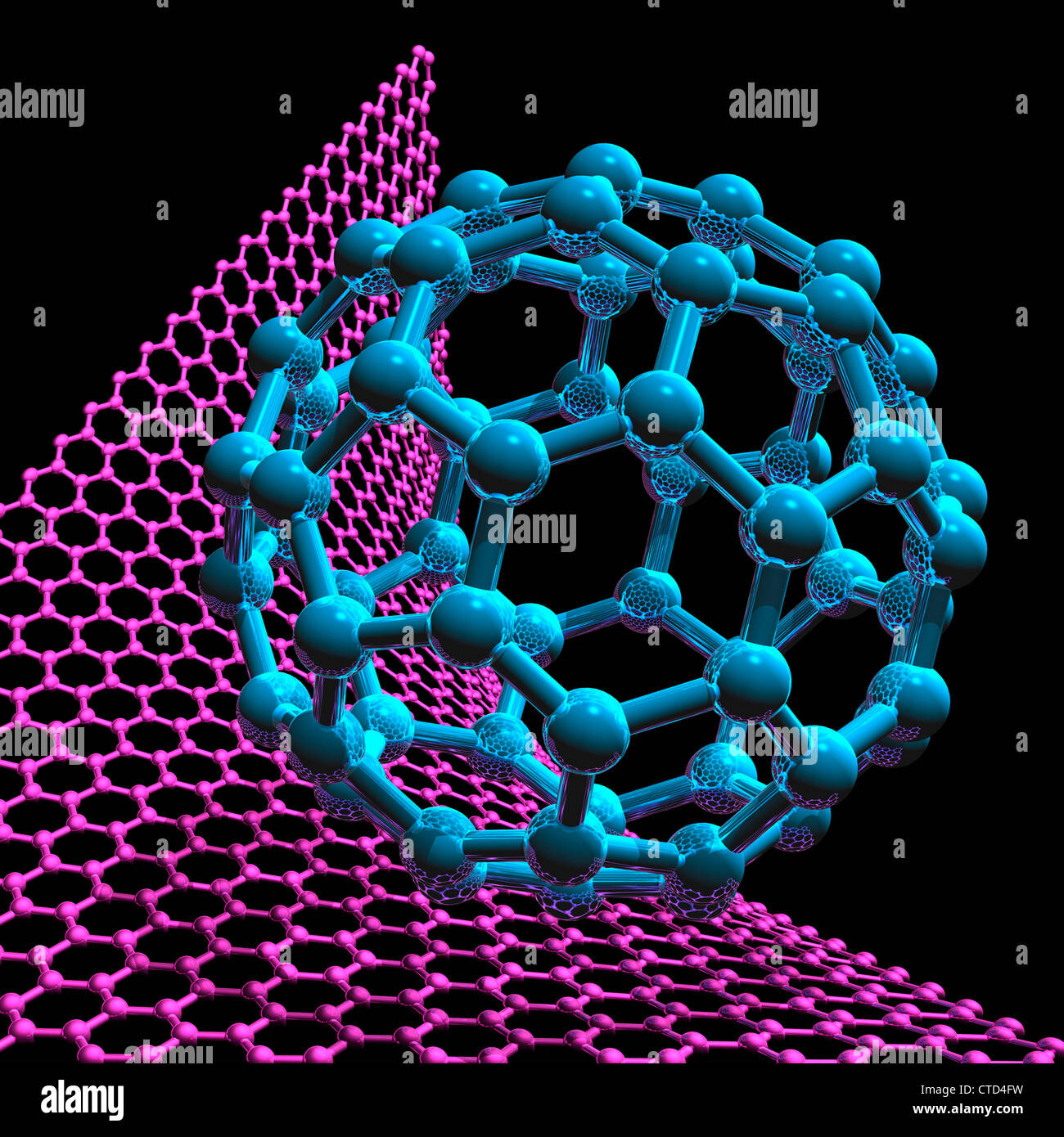 Buckyball nanoparticle hi-res stock photography and images - Alamy