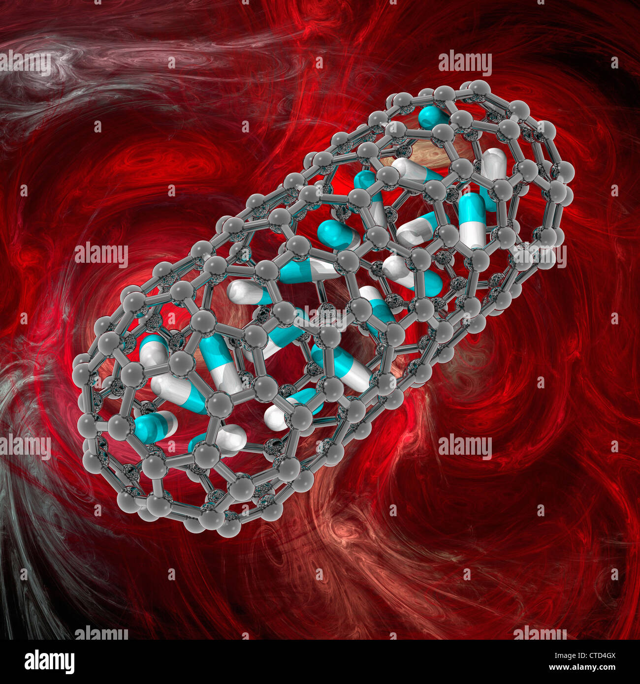 Medical nanoparticles conceptual image Stock Photo - Alamy