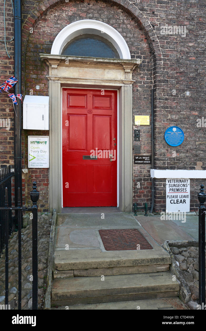 James Alfred Wight vet practice, creator of James Herriot and All ...