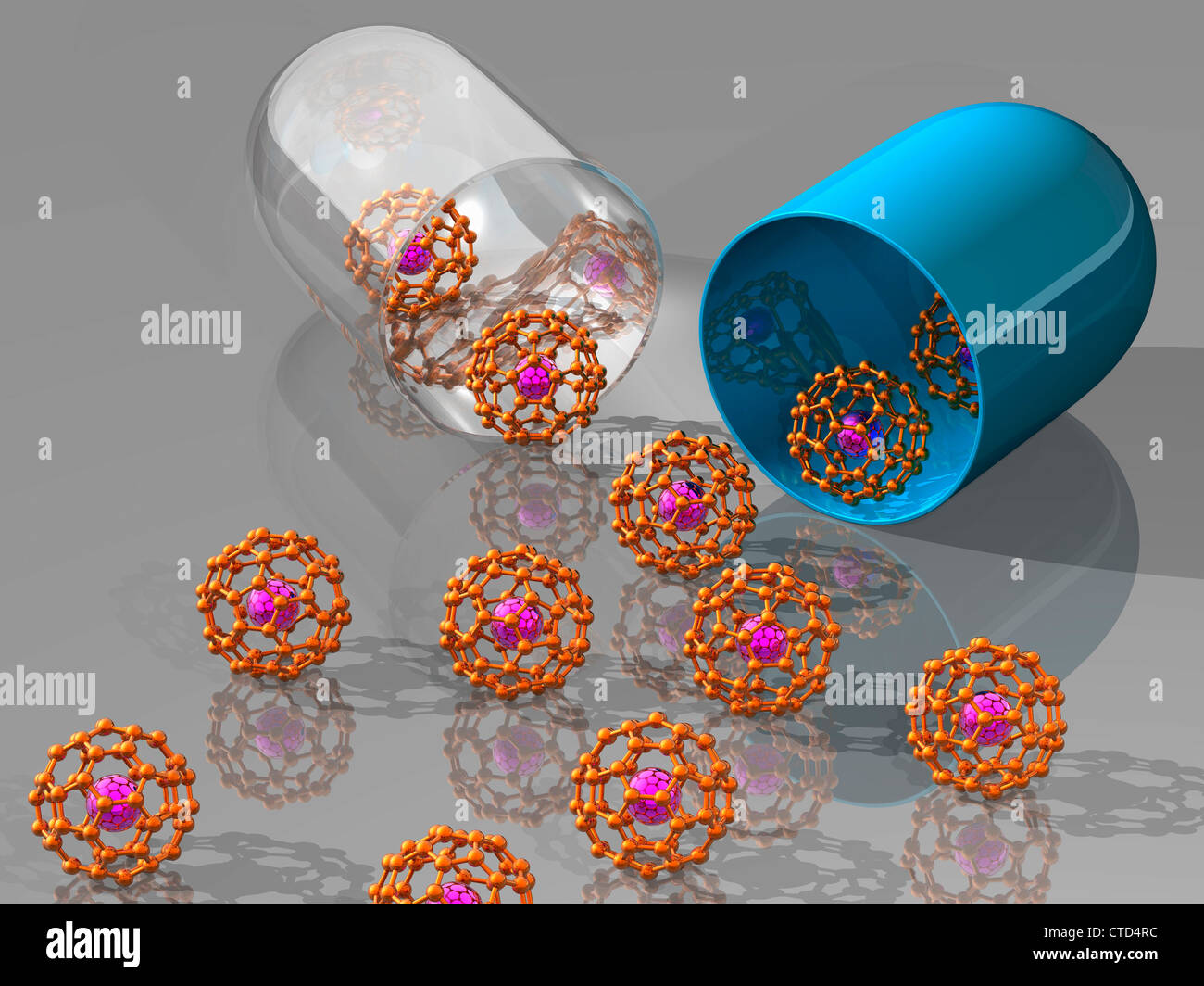Medical nanoparticles conceptual image Stock Photo - Alamy