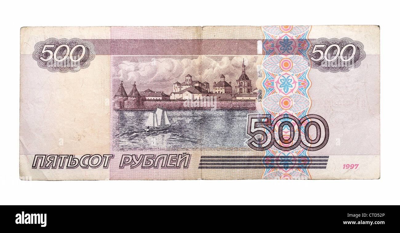 500 ruble note Cut Out Stock Images & Pictures - Alamy