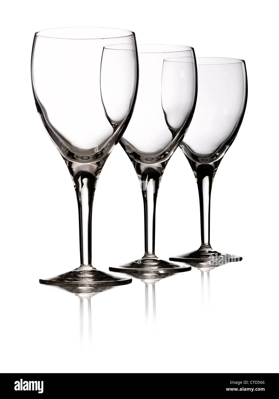 Three elegant wine glasses Stock Photo - Alamy Three elegant wine glasses Stock Photo - Alamy
