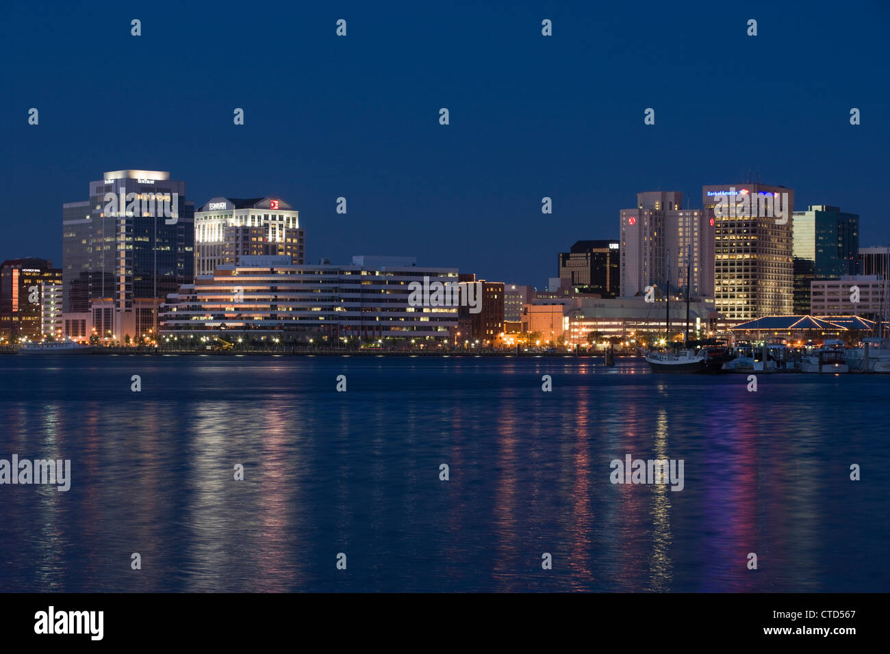 Norfolk Virginia Skyline High Resolution Stock Photography and Images ...