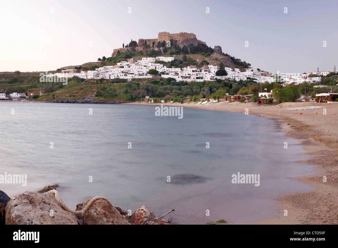Lindos sunrise hi-res stock photography and images - Alamy