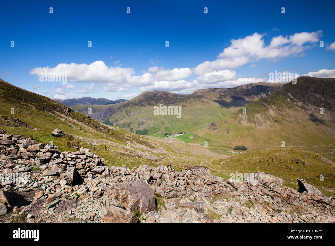 Fleetwith Pike And Robinson Mountains Viewed From Red Pike, The Lake ...