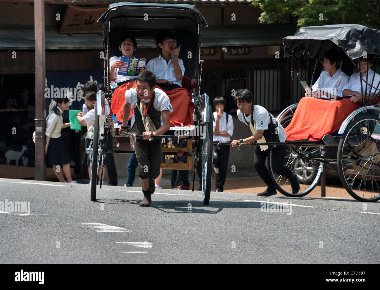 Japanese Rickshaws High Resolution Stock Photography and Images - Alamy