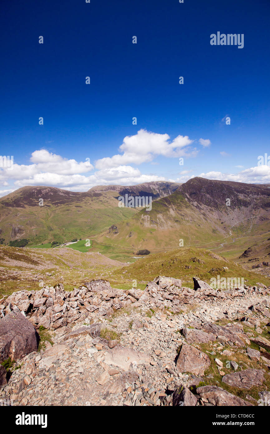 Fleetwith Pike And Robinson Mountains Viewed From Red Pike, The Lake ...