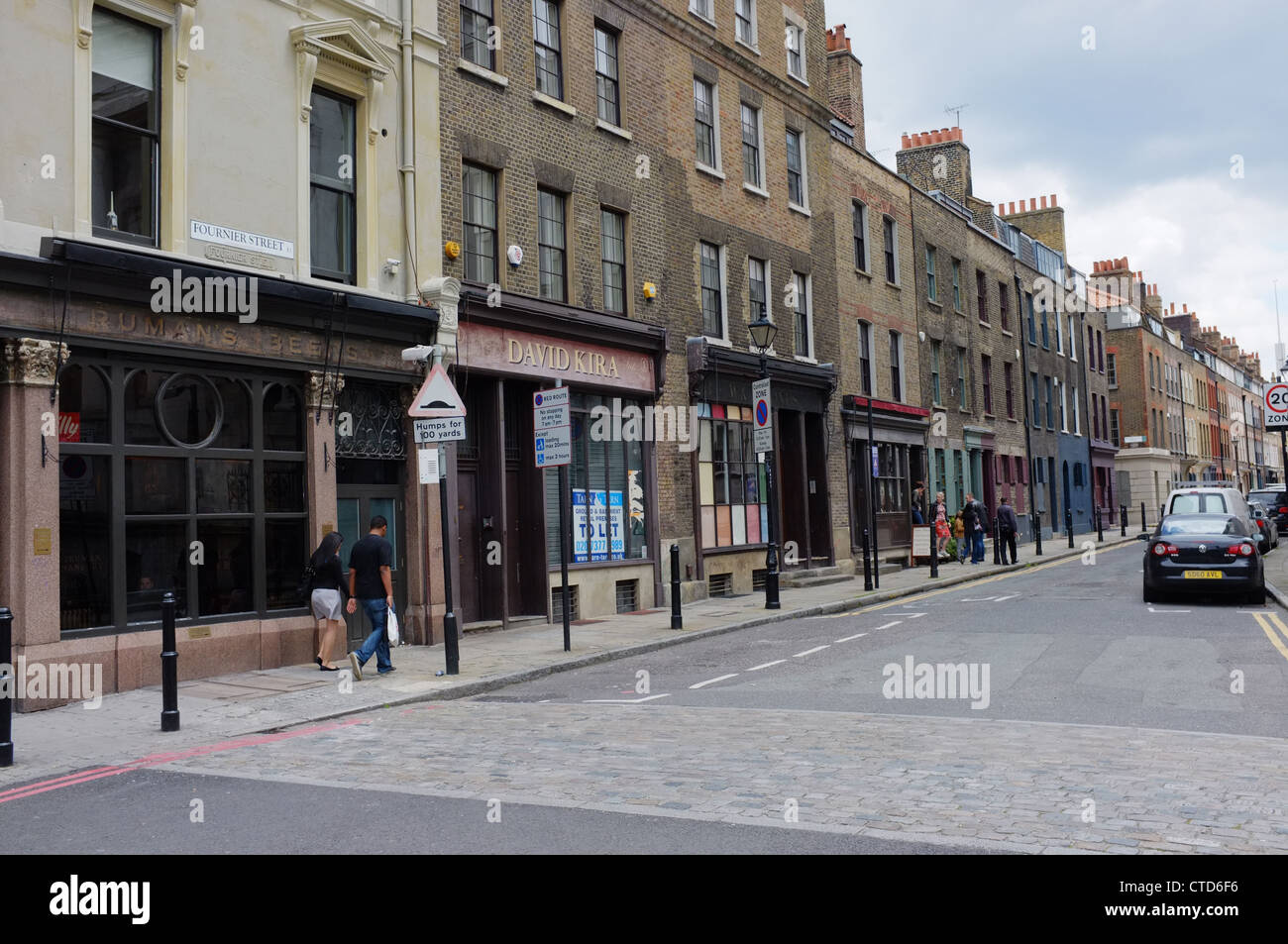 Fournier st spitalfields hi-res stock photography and images - Alamy