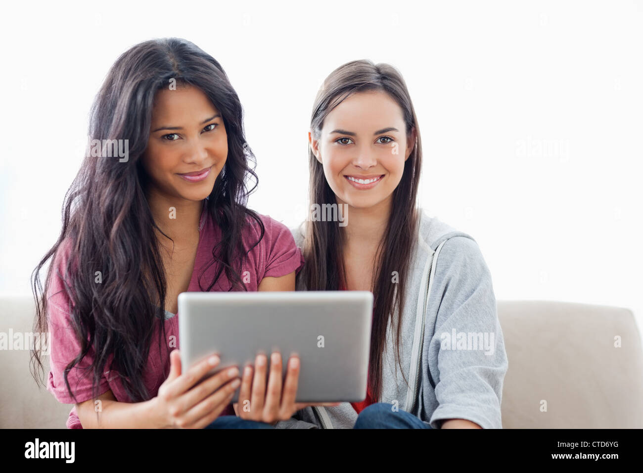 Two young beautiful ladies in hi-res stock photography and images - Alamy
