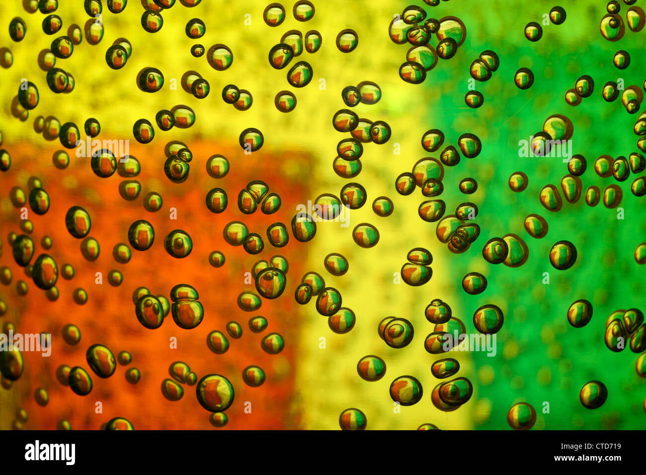 Abstract background: air bubbles in the color of the liquid Stock Photo ...