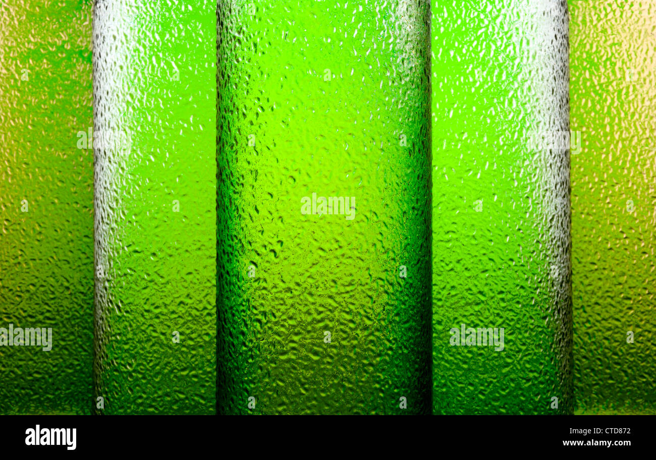 Abstract background - macro photo of different ribbed glass surfaces ...