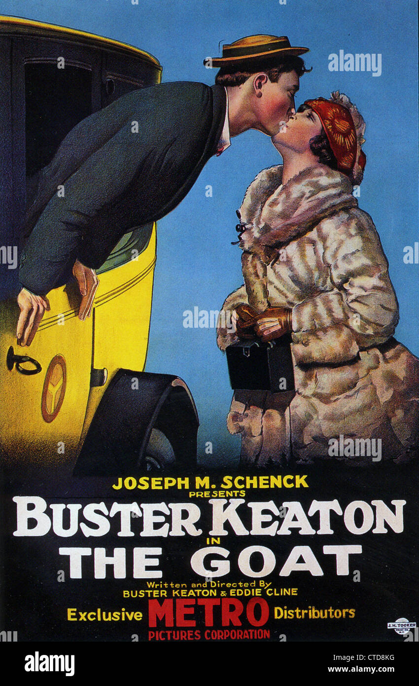 THE GOAT Poster for 1921 Metro film with Buster Keaton Stock Photo - Alamy