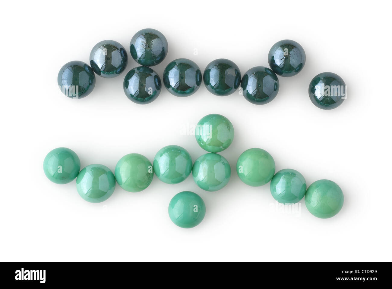 Arrangement of Marbles as Design Elements on White Stock Photo - Alamy