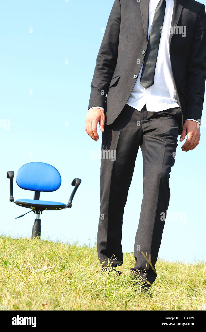 Man walking away leaving upset hi-res stock photography and images - Alamy