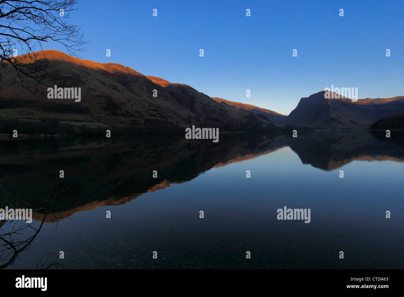 Buttermere sunset hi-res stock photography and images - Alamy
