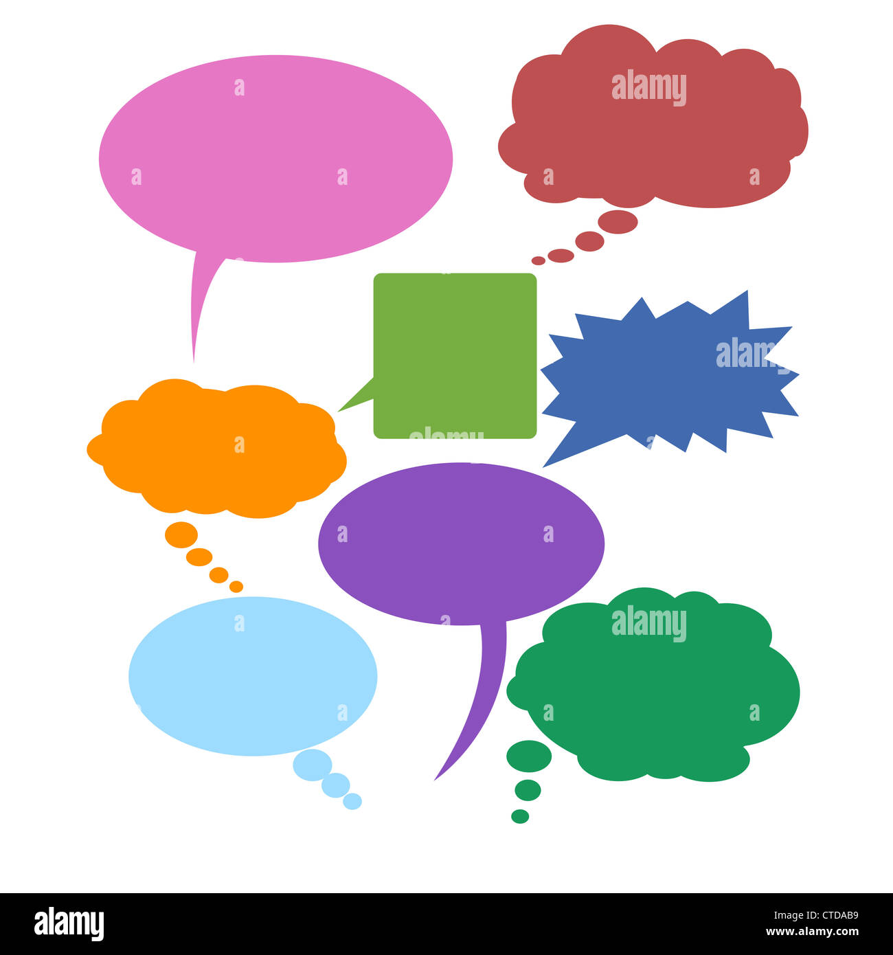 Thought Bubbles Clip Art