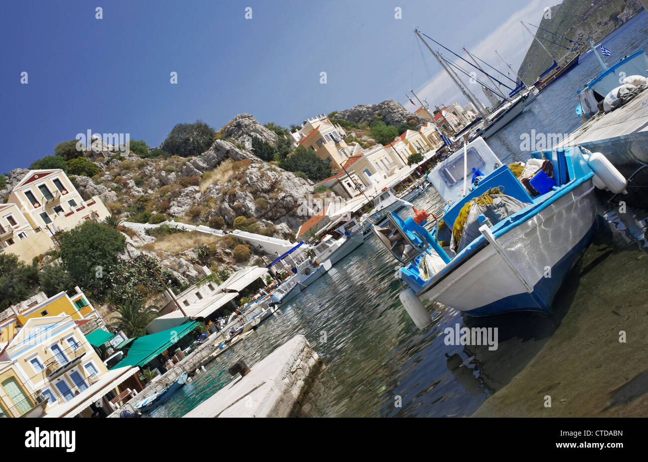 Rhodos greek port hi-res stock photography and images - Alamy