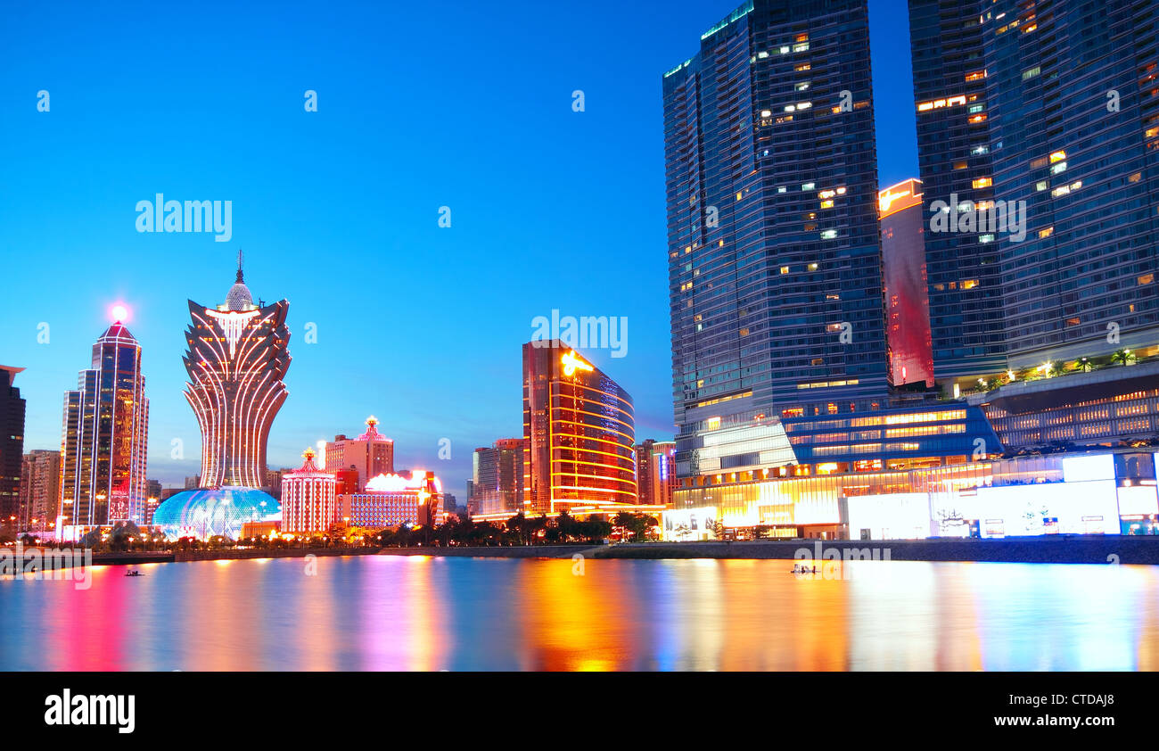 Macau cityscape of bridge and skyscraper Macao, Asia Stock Photo - Alamy