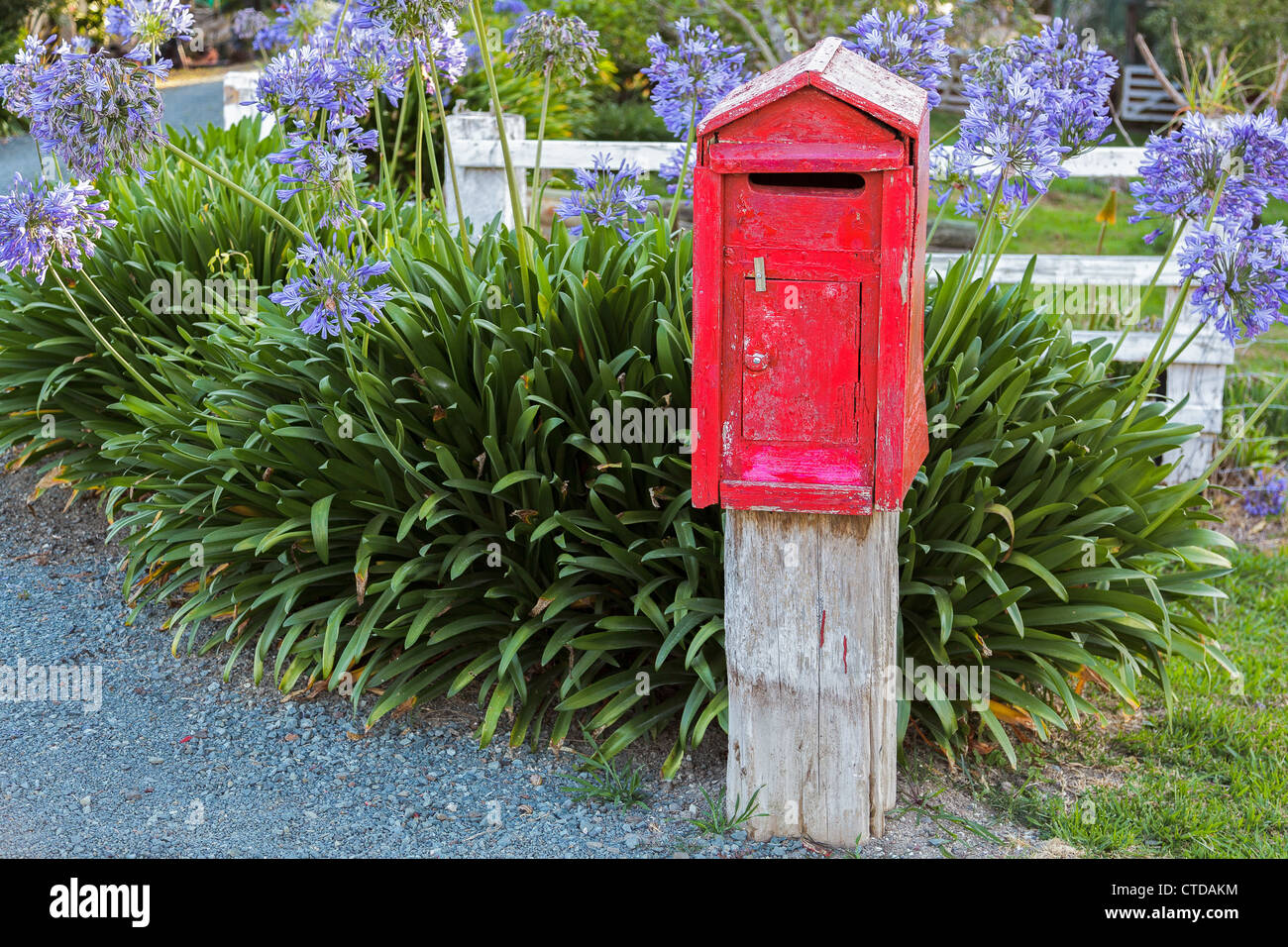 New Zealand post box Stock Photo - Alamy