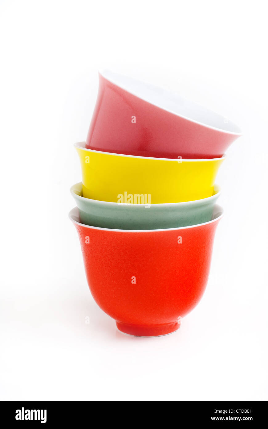 Stacked tea cups hi-res stock photography and images - Alamy